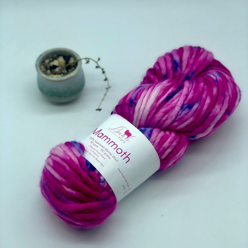 Mammoth Baah Yarn Super Bulky 100% Merino Wool Single Ply | Etsy