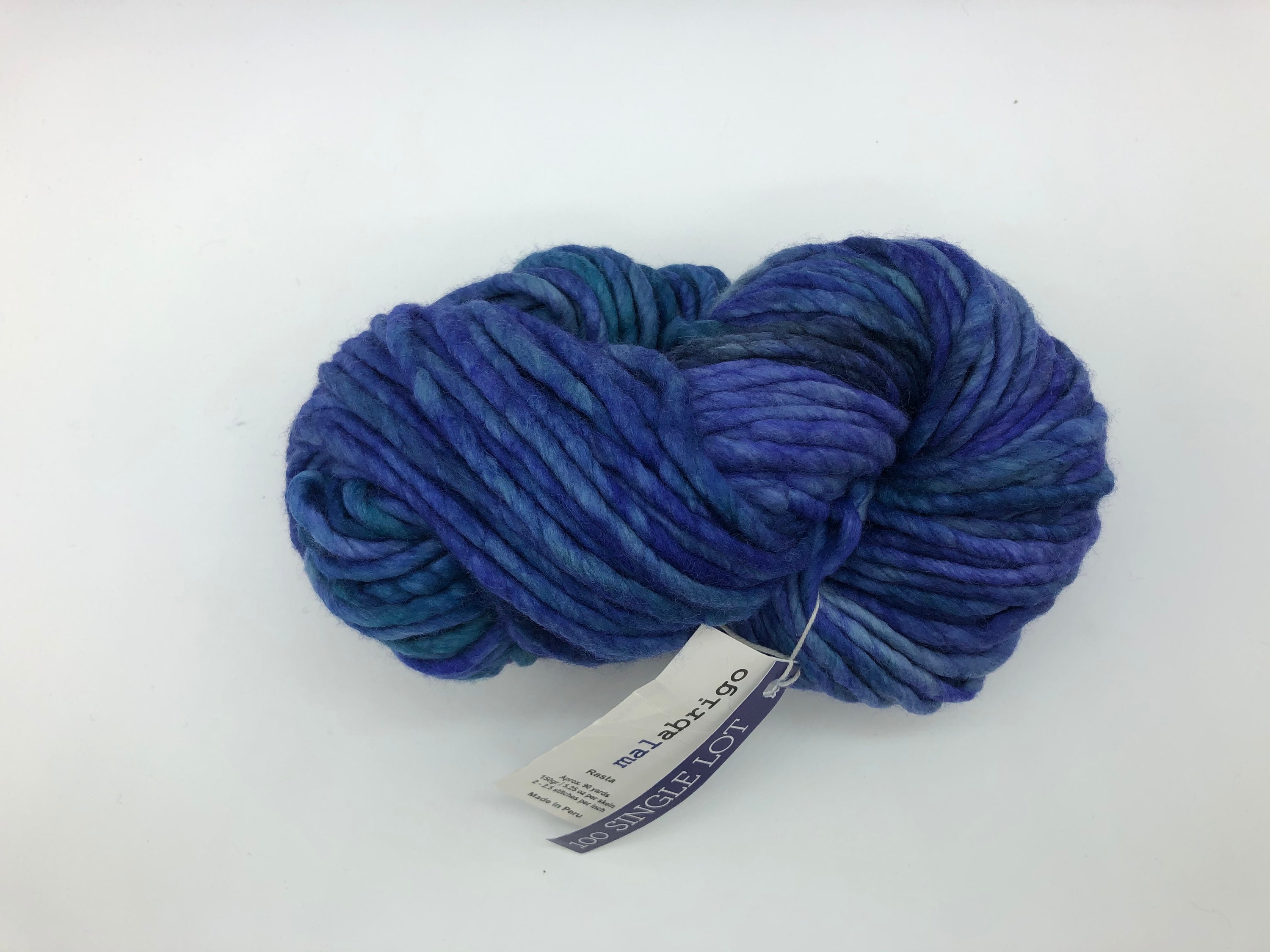 Malabrigo Rasta Yarn Knitting Pattern, Super Bulky, 100% Merino Wool ...