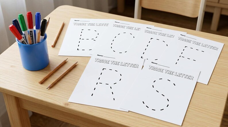 Alphabet Tracing Worksheets | A-Z Letters, 26 Pages (digital Download ...