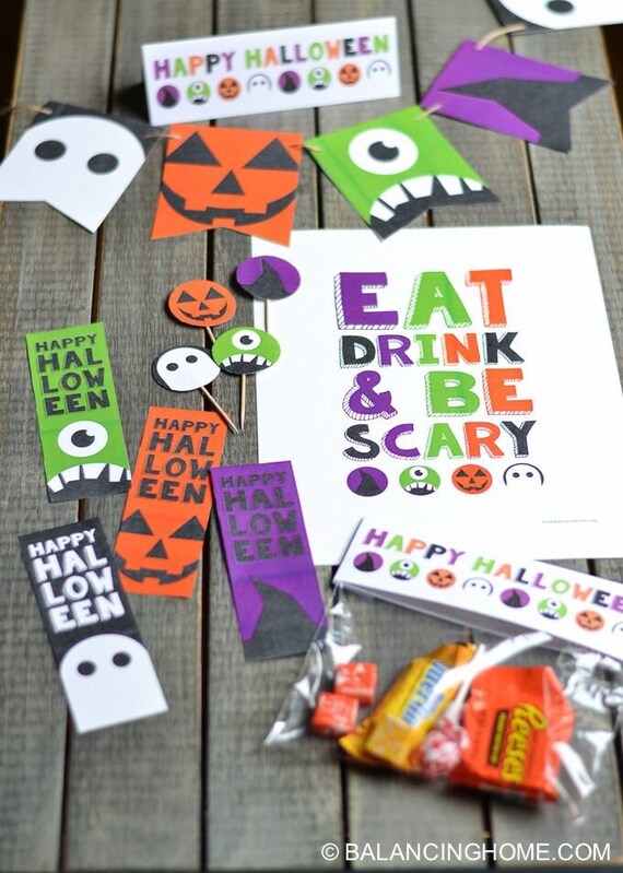 Halloween Printable Party Pack - Etsy