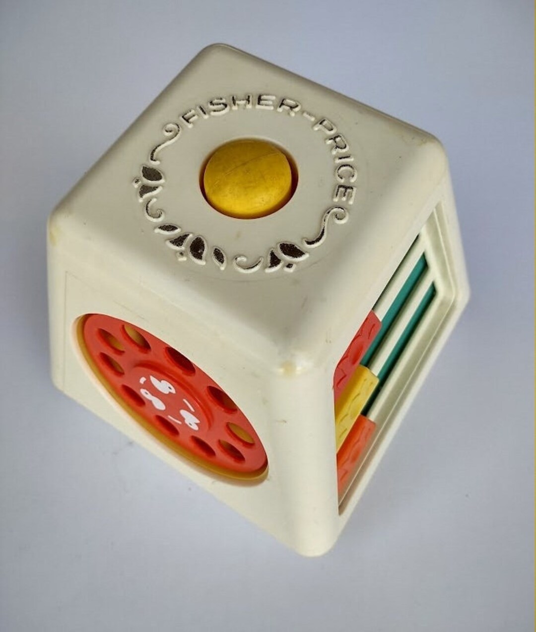 1970s Fisher Price Baby Toy-vintage Classic Activity Cube, for Play or ...