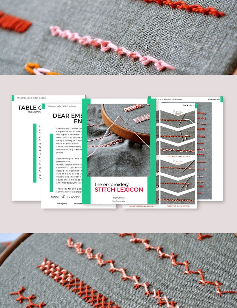 200 Embroidery Stitch Book - Etsy Australia