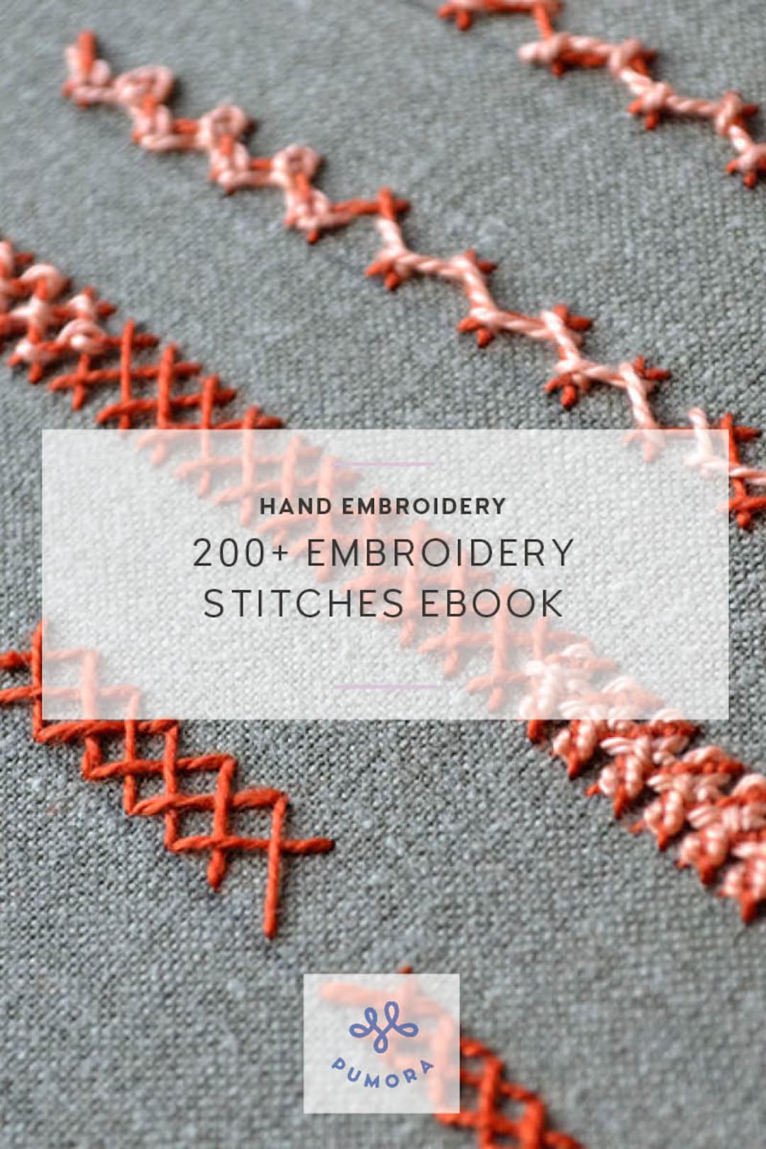 200 Embroidery Stitch Book - Etsy