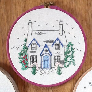 Old House Embroidery Pattern - Etsy