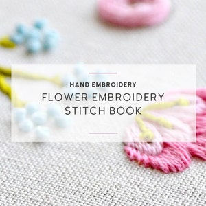 Hand Embroidery Starter Kit, Learn How to Embroider Flowers, Floral ...