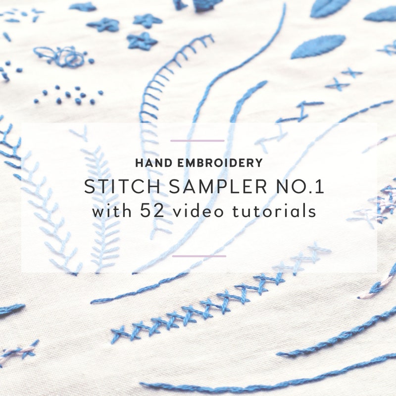 Embroidery Sampler - Etsy