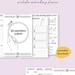 Printable Embroidery Planner, Stitching Project Organizer - Etsy