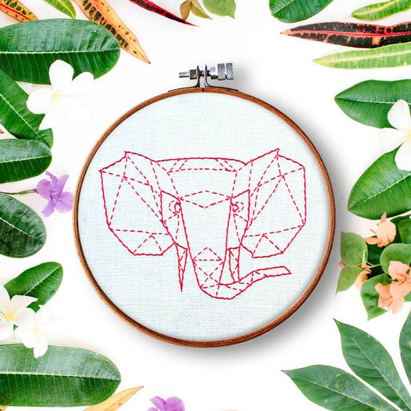 Geometric Embroidery - Etsy