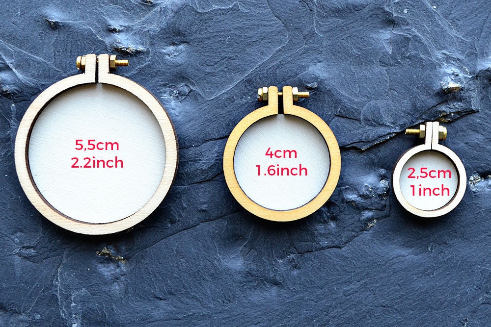 Tiny Embroidery Hoop Pattern Miniature Embroidery Pattern - Etsy