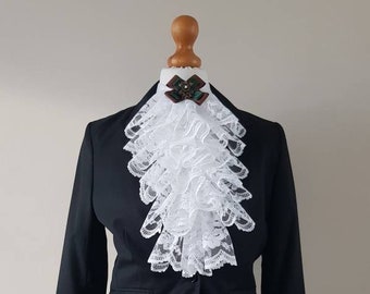 Lace Jabot - Etsy
