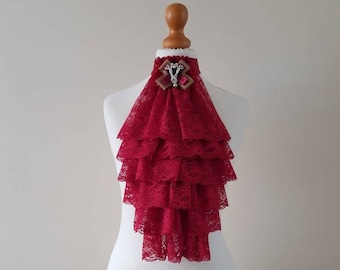 Lace Jabot | Etsy