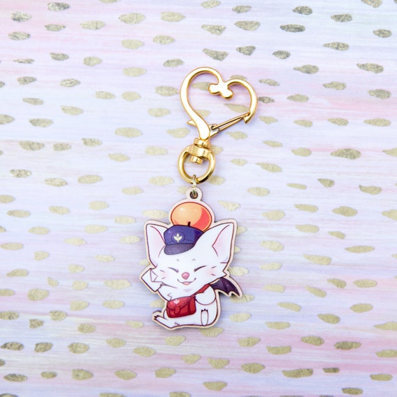 Postal Moogle Final Fantasy Maple Wood 1.5 Charm | Etsy