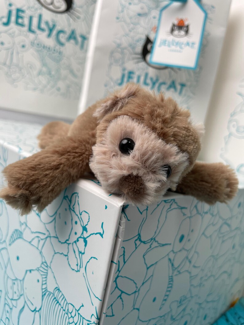 Jellycat Smudge Monkey Plush Bag Charm | Kawaii Backpack Accessory 12cm ...