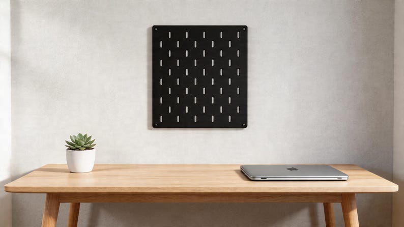 Pegboard Wall Panel 1x1 | IKEA Skadis Compatible | Gaming Wall ...