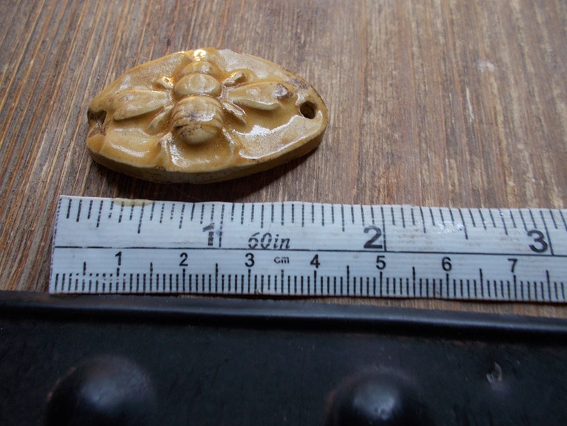 Honey Bee Focal Bead Bracelet Supplies Handmade Pottery Beads - Etsy