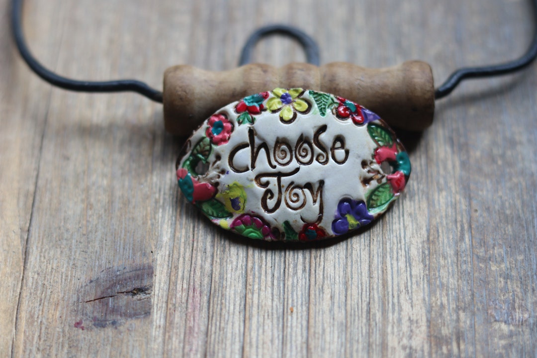 Choose Joy Bracelet Connector Artisan Style Unique Jewelry - Etsy