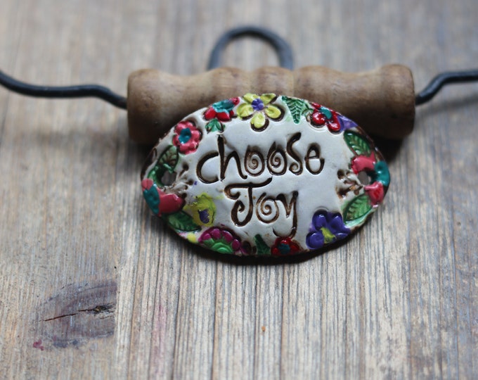 Choose Joy Bracelet Connector Artisan Style Unique Jewelry - Etsy