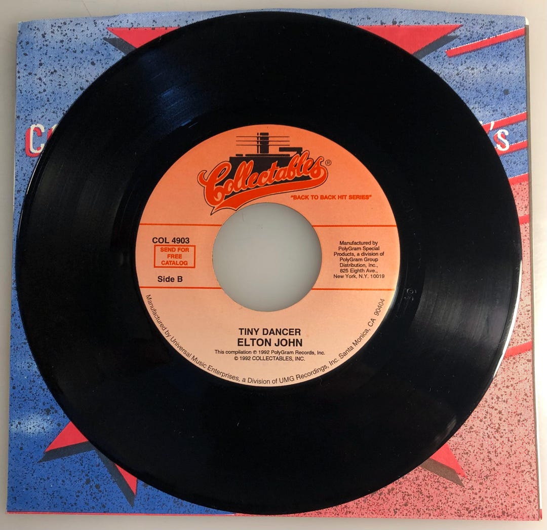 Elton John / Tiny Dancer & Daniel / Out of Print 1992 LTD Pressing ...