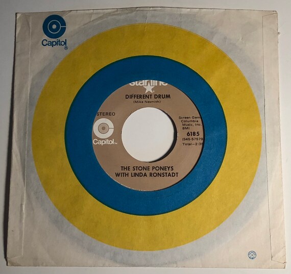 Linda Ronstadt Stone Poneys / Different Drum & Long Long - Etsy