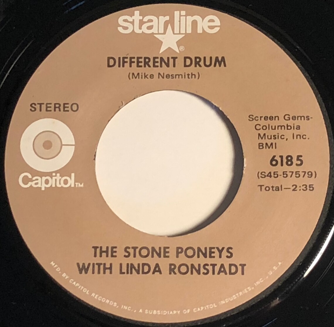 Linda Ronstadt Stone Poneys / Different Drum & Long Long - Etsy