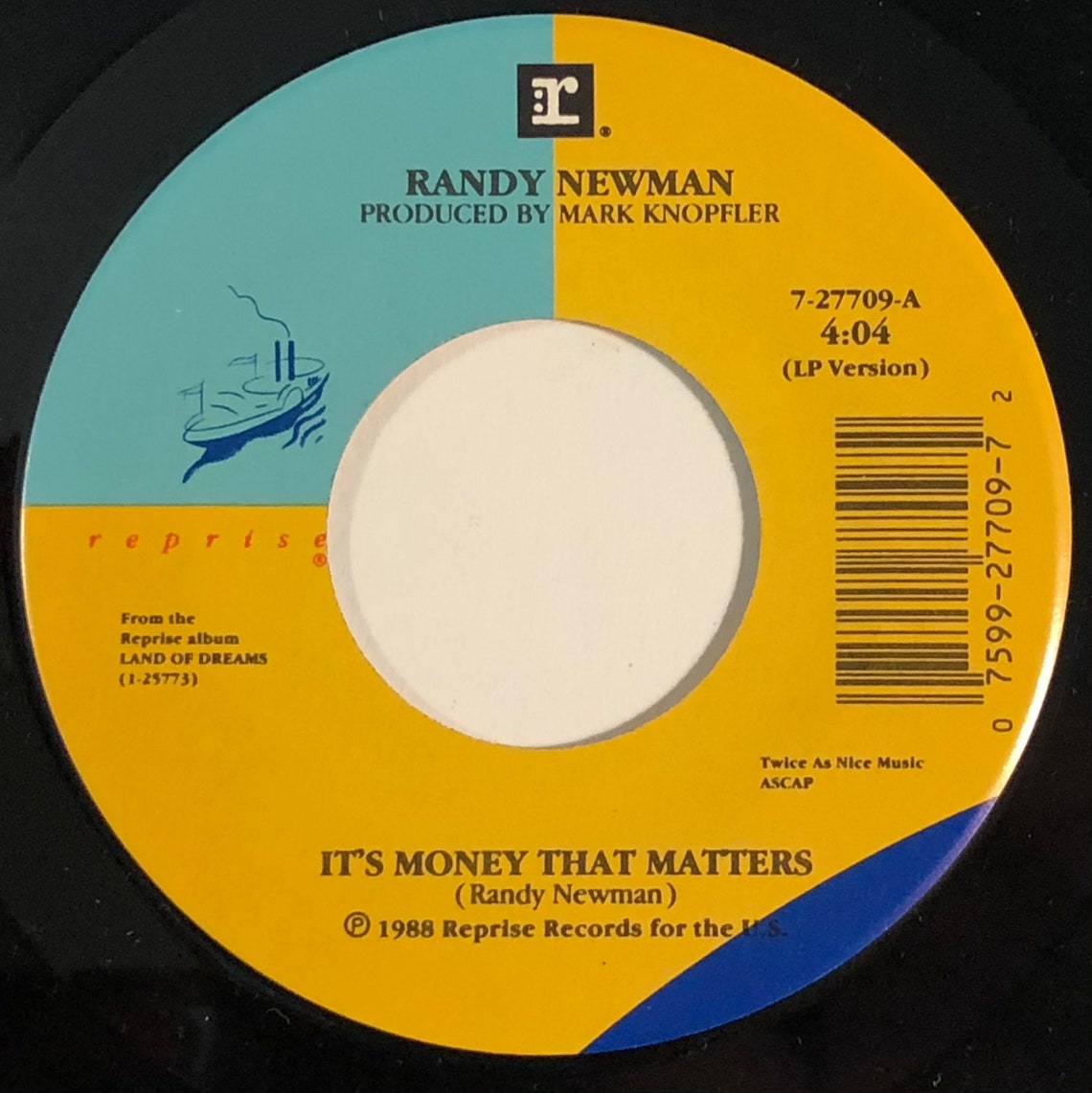 Randy Newman with Mark Knopfer Dire Straits / It's Money | Etsy