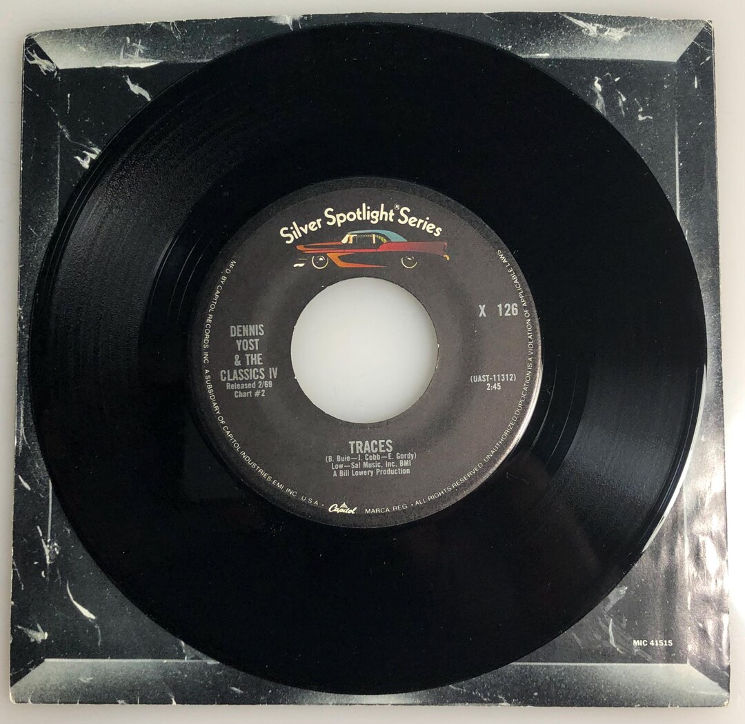 Dennis Yost Classics IV / Traces / 1990s 45rpm / Mint - Etsy