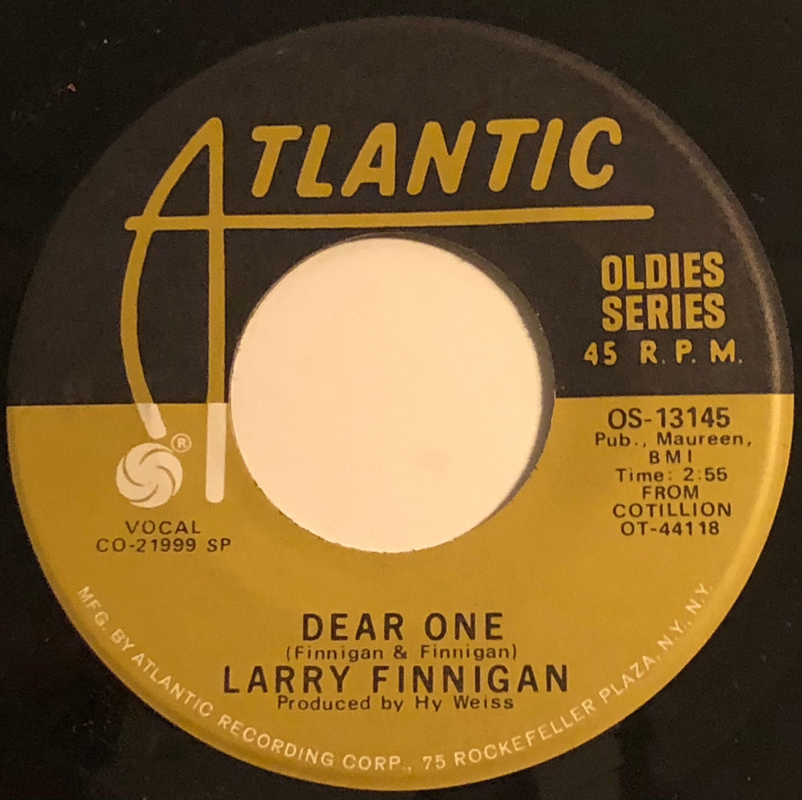 The Earls (larry Chance) / EYES / Atlantic 45rpm / NM+ - Etsy