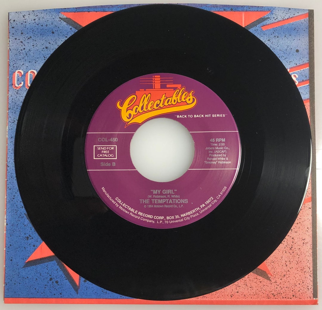 The Temptations / My Girl & the Way You Do the Things You Do / 90s 45rpm / Mint! - Etsy