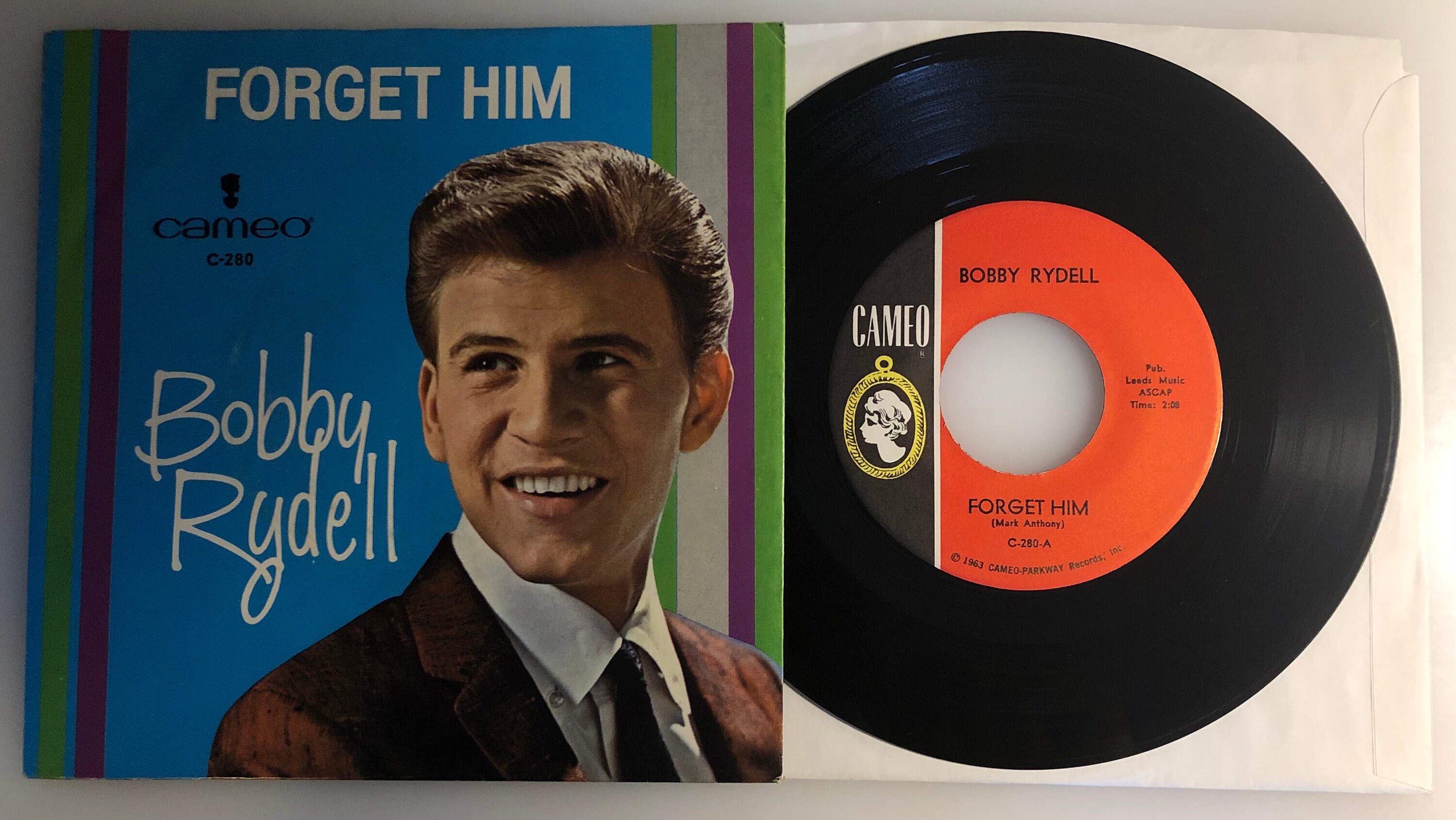Bobby Rydell 45 RPM Forget Him Love, Love Go Away, 44% OFF