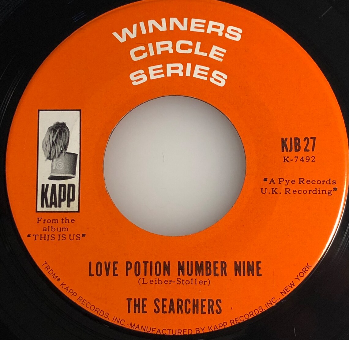 The Searchers / Love Potion Number Nine / Original 1964 Pressing 45rpm ...