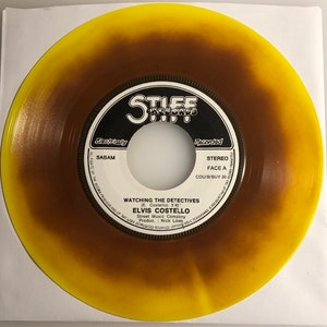 Elvis Costello / Watching the Detectives / Stiff Records Brown and ...