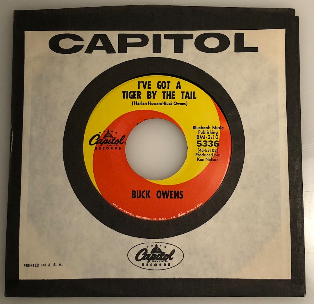 Buck Owens / I've Got A Tiger by the Tail & Crying Time / 1964 Capitol ...