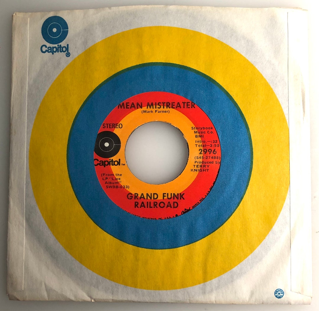 Grand Funk Railroad / Mean Mistreated / Capitol 1970 45 / NM+ - Etsy