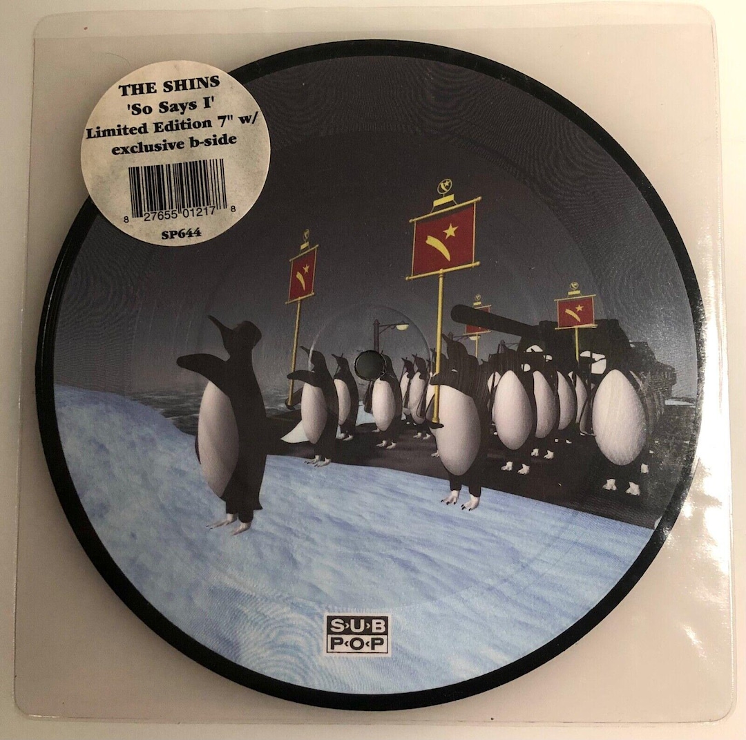 The Shins / so Says I & Exclusive B-side / 2004 7" UK Picture Disc ...