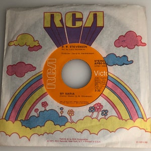 B.W. Stevenson / My Maria / 1973 RCA 45rpm / NM+ - Etsy
