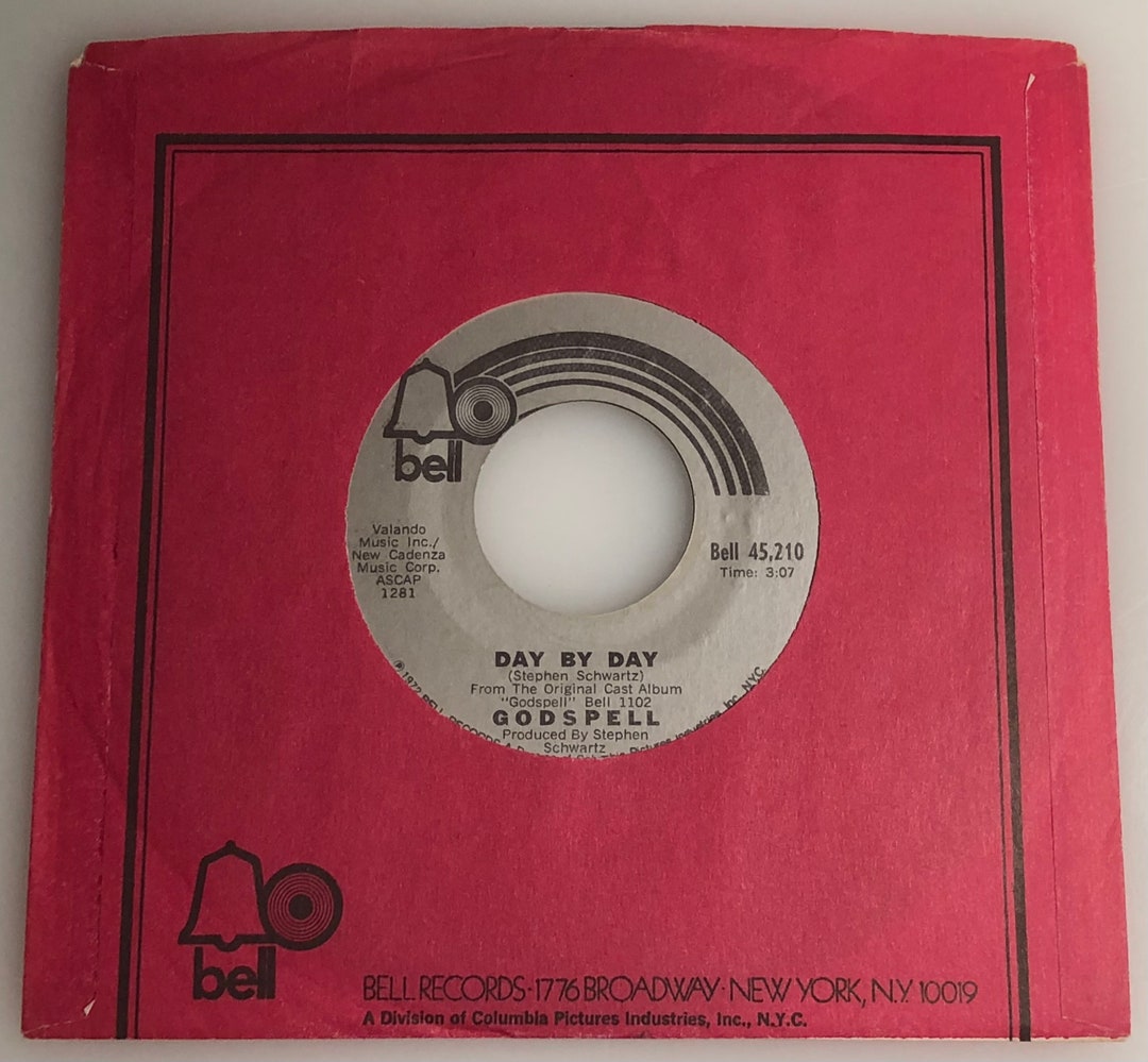 Godspell / Day by Day & Bless the Lord / Bell 1972 45rpm / NM - Etsy