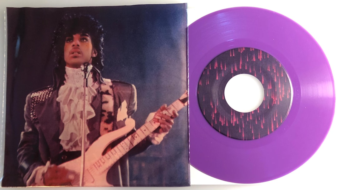 Prince / Purple Rain & God / 1984 WB Purple Vinyl 45rpm With Rare ...