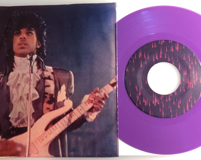 Prince / Purple Rain & God / 1984 WB Purple Vinyl 45rpm With Rare ...