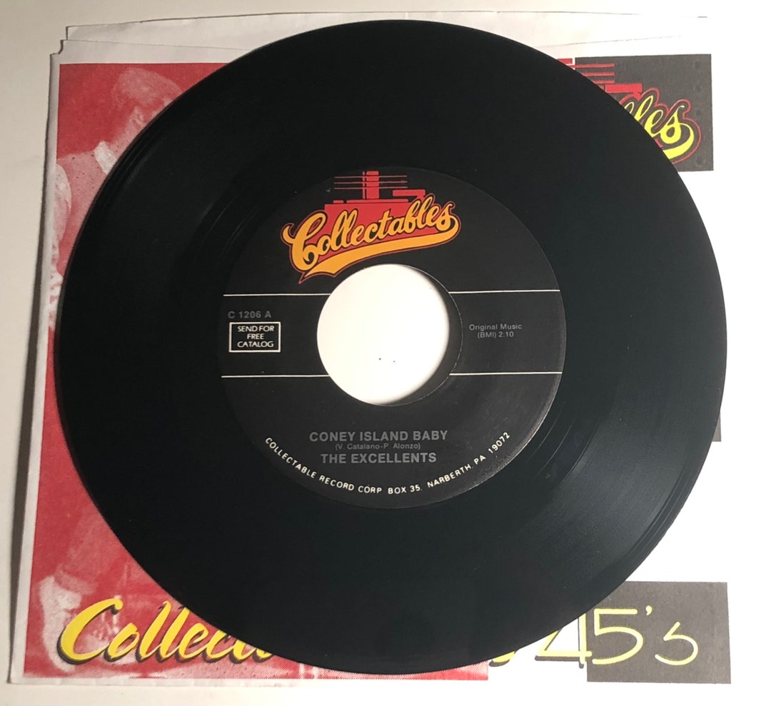The Excellents / My Coney Island Baby & You Baby You / 45rpm / NM - Etsy