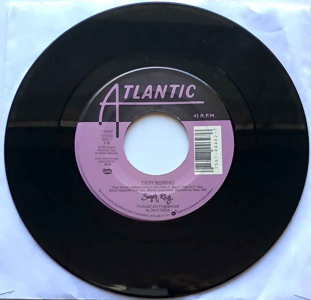 Sugar Ray / Every Morning & Even Though / 1999 Atlantic 45 / NM+ - Etsy