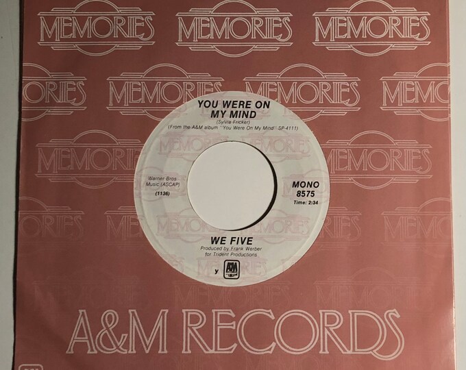 Catch the Wind WE FIVE Vintage Original 70's Pressing Promo Vinyl ...