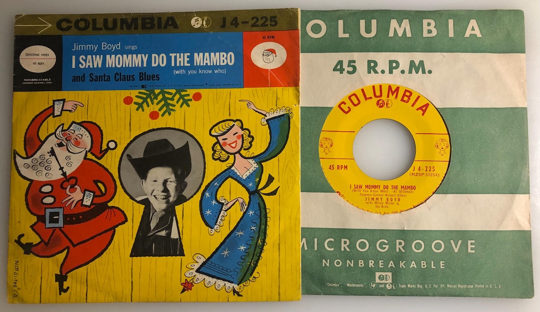 Jimmy Boyd / I Saw Mommy Do the Mambo & Santa Claus Blues / Columbia ...
