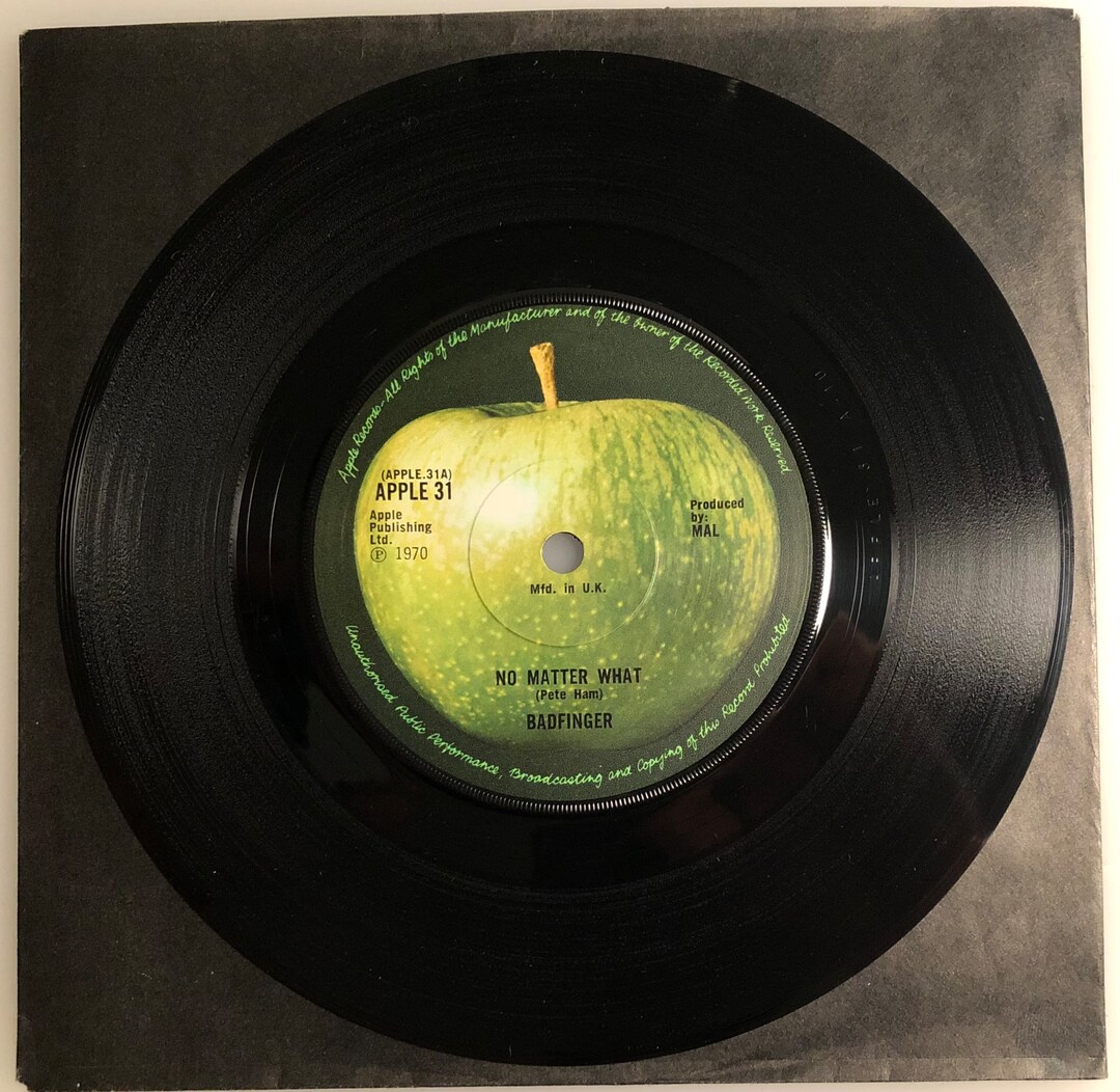 Badfinger / No Matter What & Better Days / 1970 Apple UK 45rpm / Mint ...