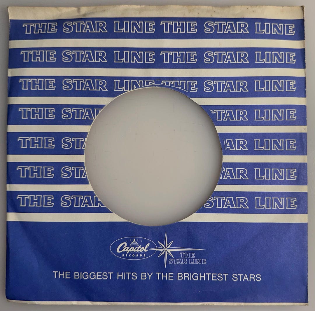 Vintage 1965 Capitol Starline Company Sleeve: Beatles Memorabilia - Etsy