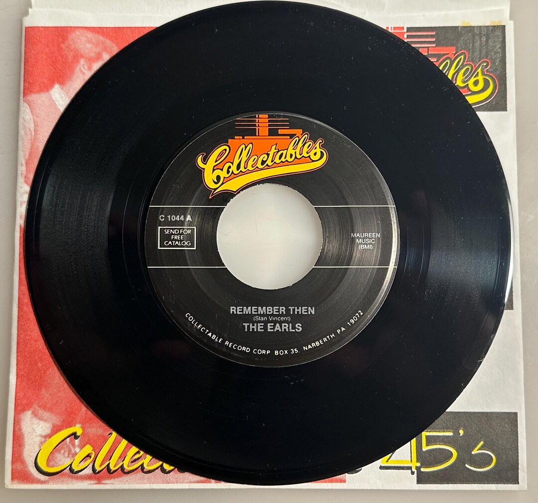 The Earls - Larry Chance / Remember Then & Never / 1980s 7" 45 / NM+ - Etsy