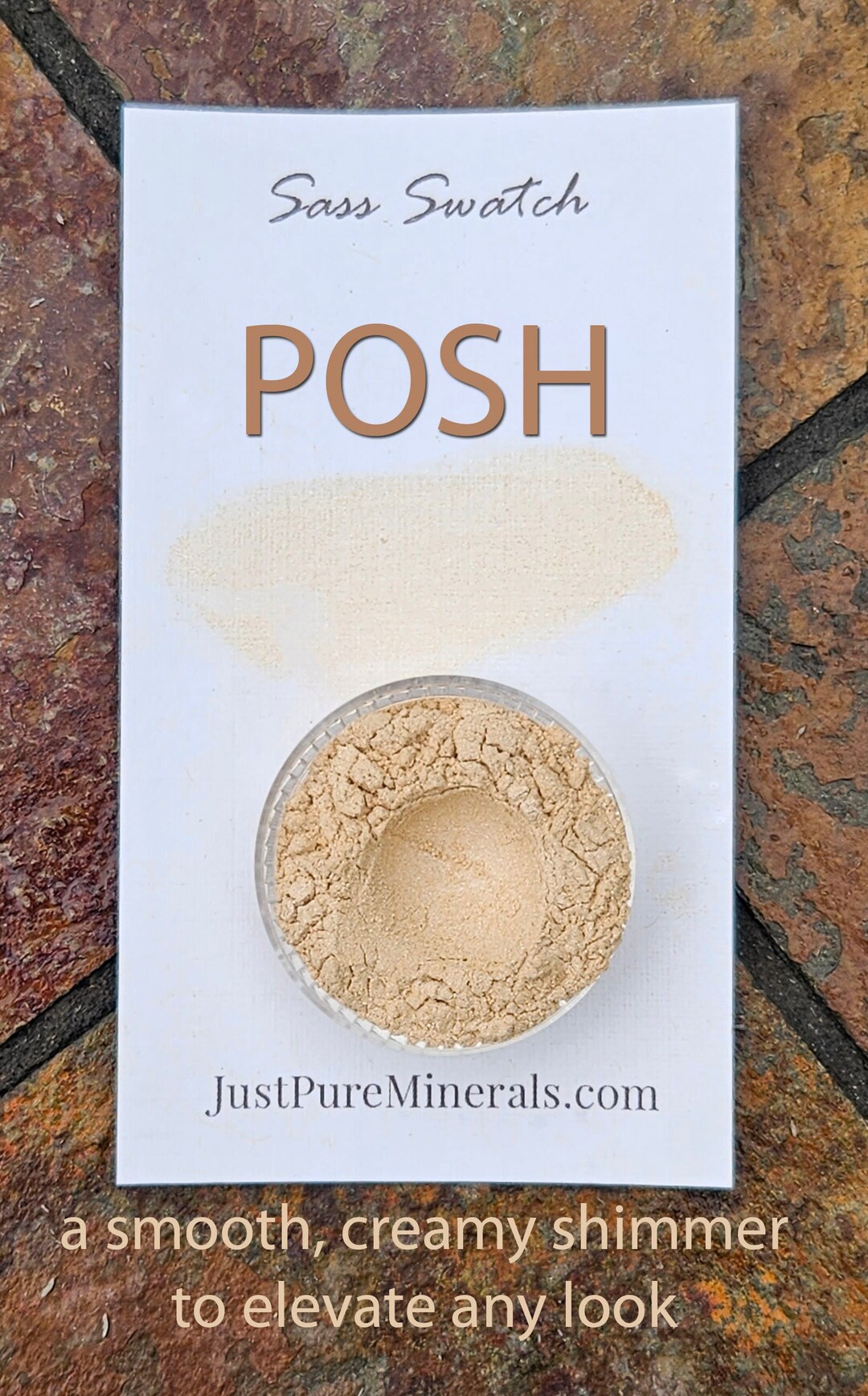 POSH Natural Eye Shadow Mineral Highlighter Cruelty Free - Etsy