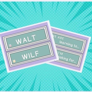 WALT WILF Classroom Posters | Learning Intentions Success Criteria ...