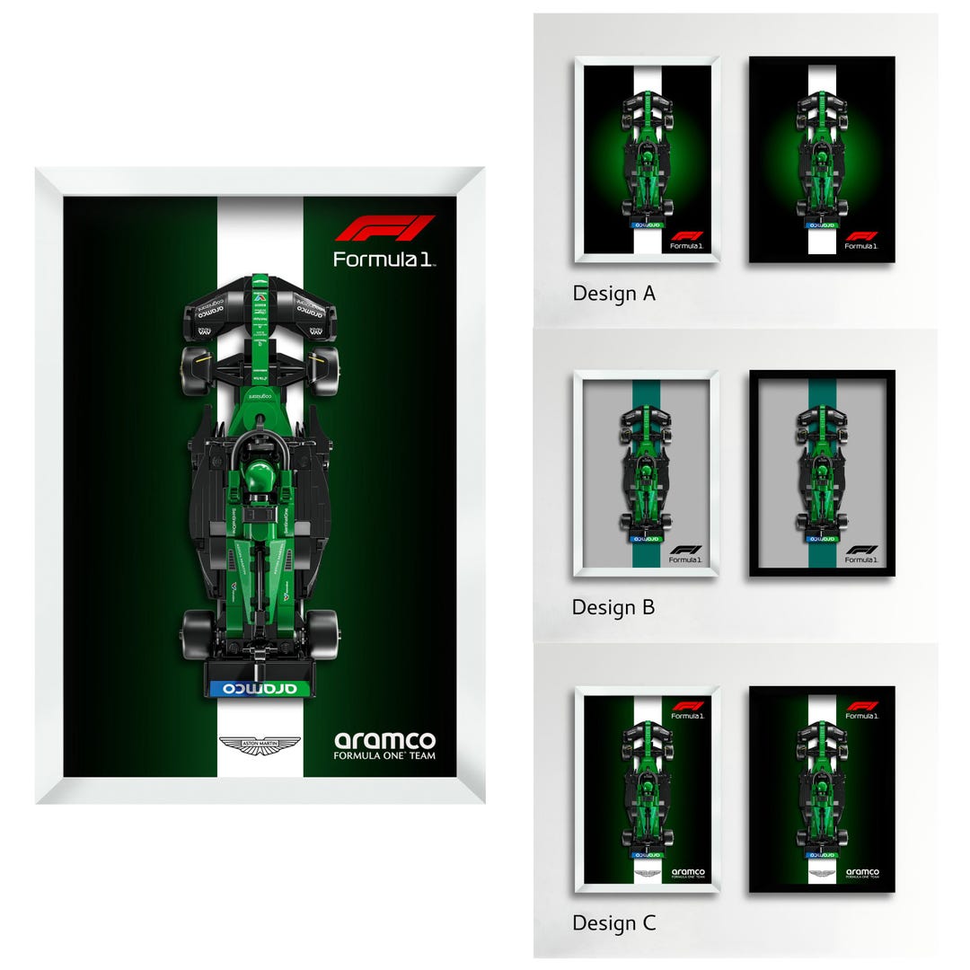 Aston Martin Aramco F1 AMR24 #77245 Wall or Desk Frame - Etsy