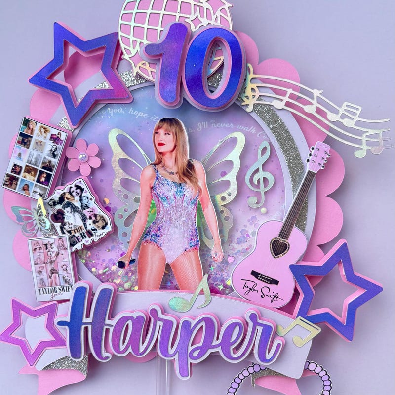Taylor Swwift Cake Topper - Etsy