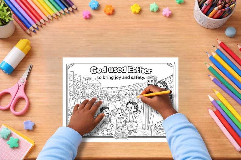 Queen Esther Colouring and Activity Sheets I Bible Colouring Pages I ...
